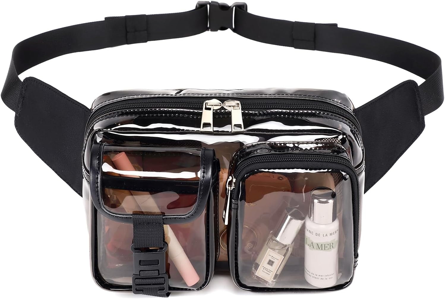 Fanny Pack Clear Stadium Bag Fashion See Through Waist Pack Transparent ...