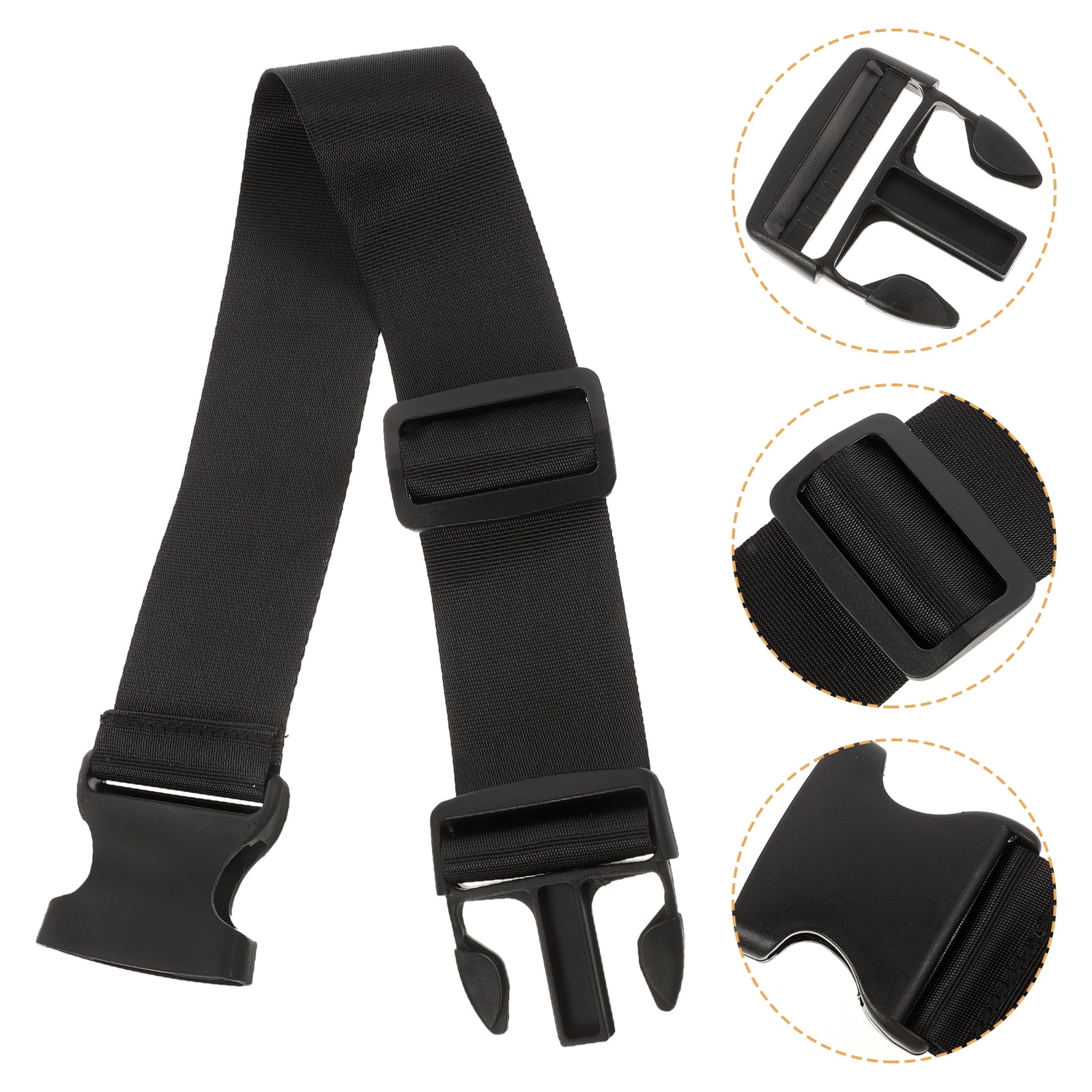 Fanny Pack Extender Strap Elastic Strap Buckle Extender 50cm Extender Belt Waist Bag Extended ...