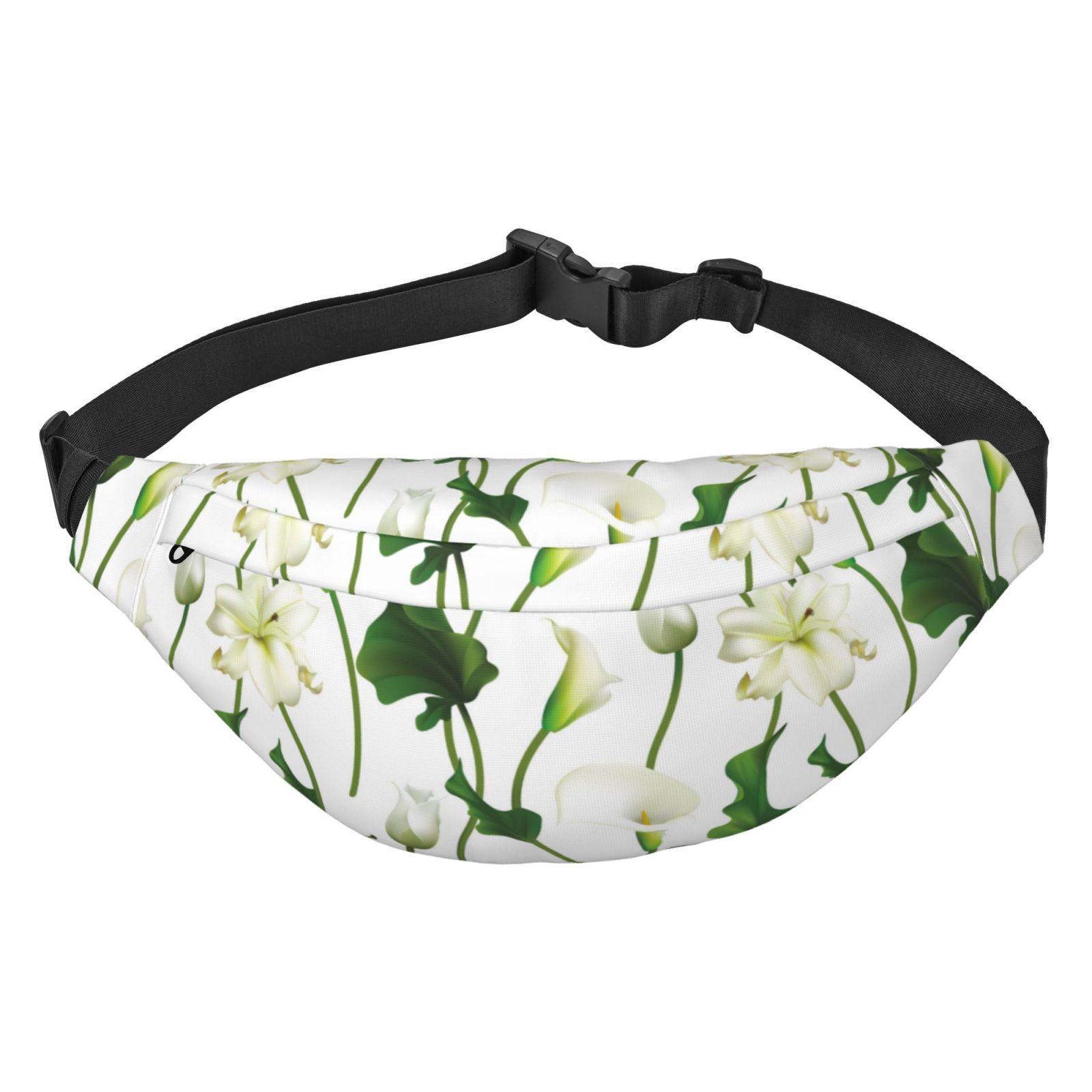 Fanny Pack For Women Men, Calla Lily Flowers Bloom Waterproof Sling ...