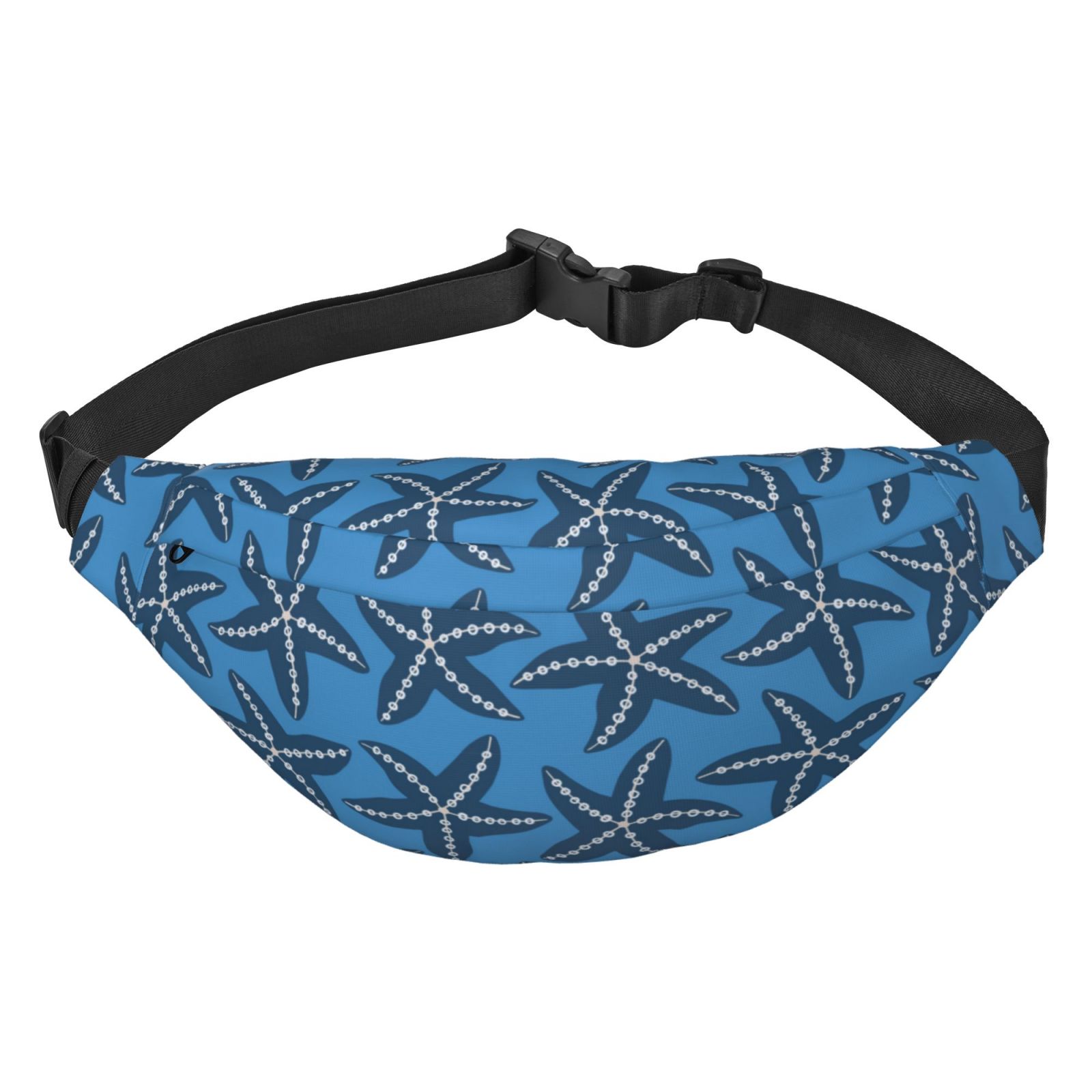 Fanny Pack For Women Men, Colours Starfish Waterproof Sling Belt Bag ...