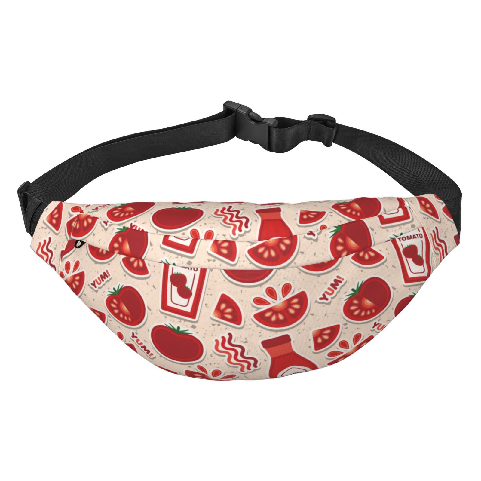 Fanny Pack For Women Men, Cute Tomato Ketchup Waterproof Sling Belt Bag ...