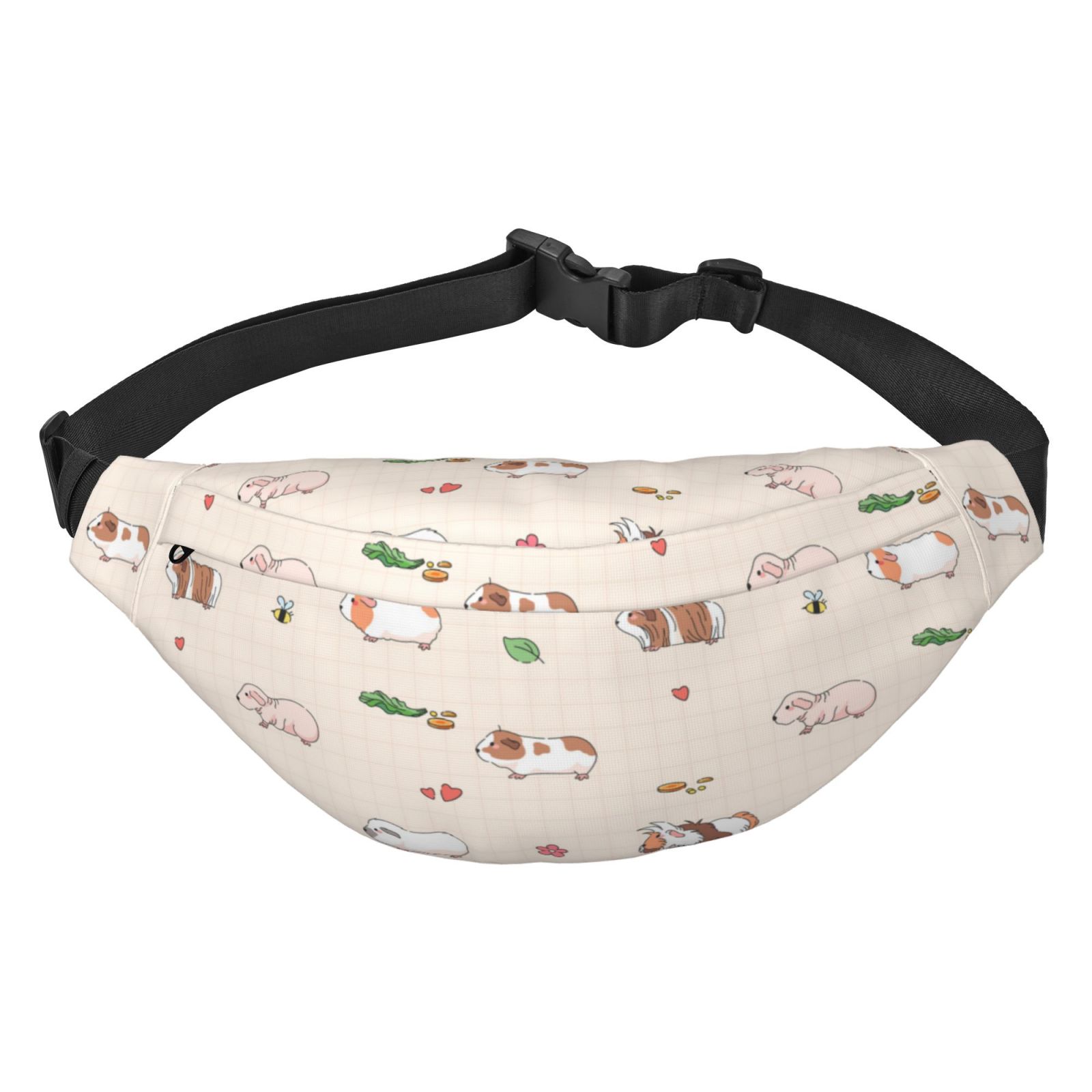 Fanny Pack For Women Men, Diverse Cartoon Cute Hamsters Waterproof ...