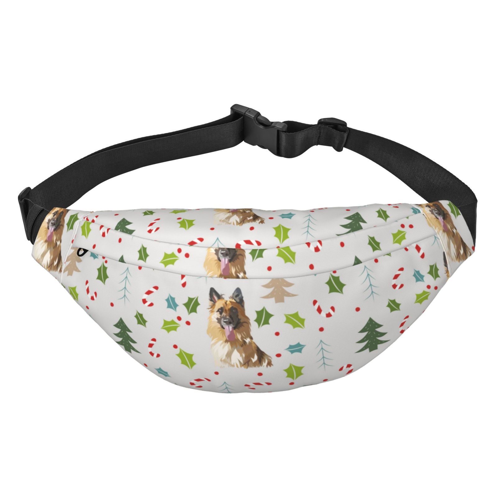 Fanny Pack For Women Men, German Shepherd Dog Christmas Waterproof ...