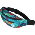 Fanny Pack for Men Women - Many Prints - Black Holographic Cute Bag for ...