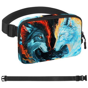 Tinyat Fanny Pack for Women Men Fashion Waist Pack 3 Zipper Pockets ...