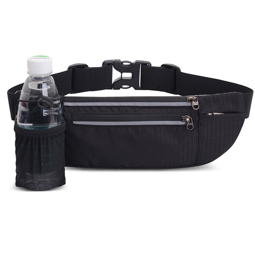 Fanny Pack with Water Bottle Holder ，Water Resistant Lightweight for ...