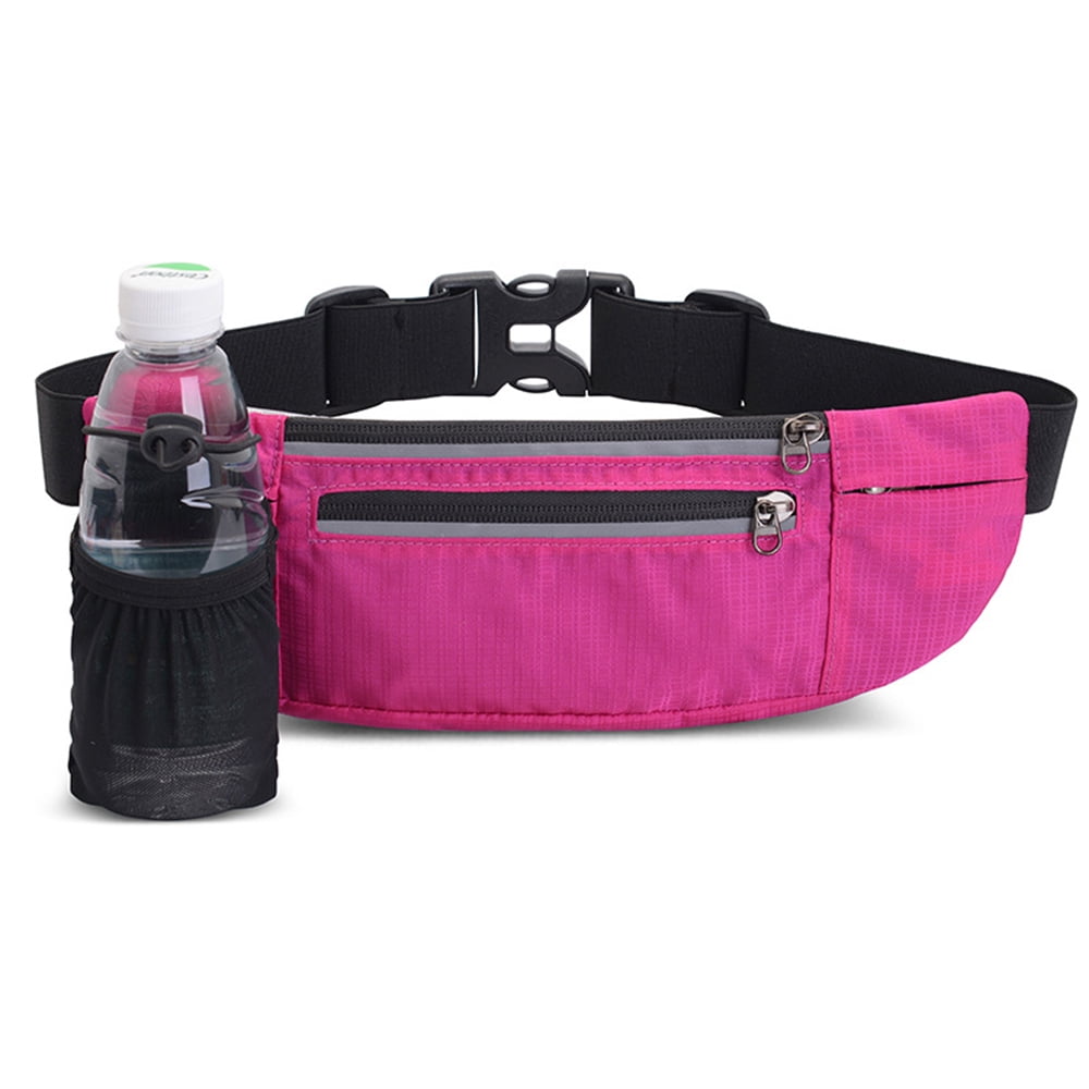 Fanny Pack with Water Bottle Holder ，Water Resistant Lightweight for ...