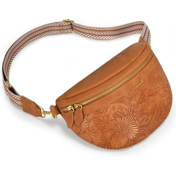 Fanny Packs for Women Cross Body, Vegan Leather Belt Bag for Women ...