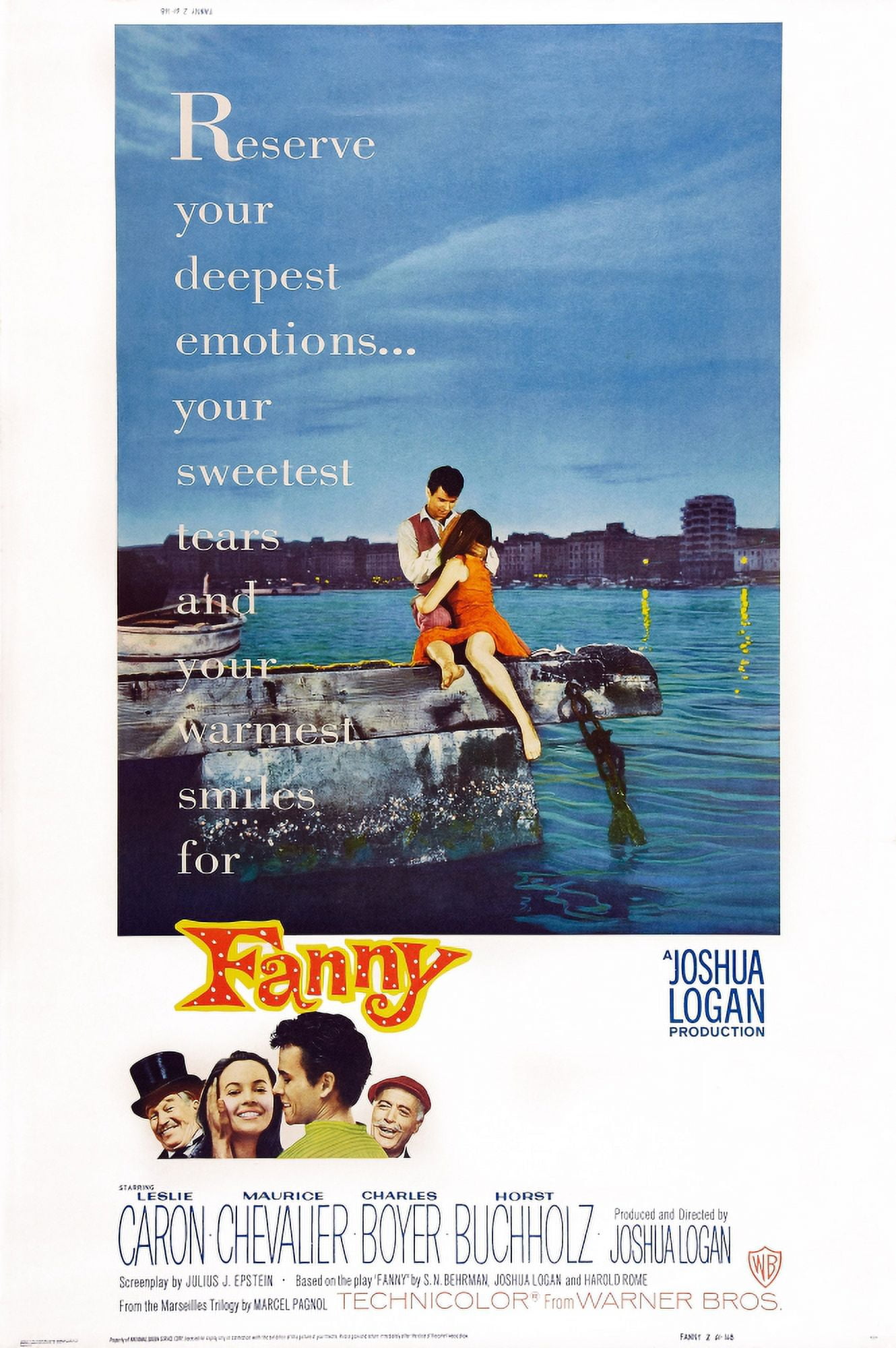 Fanny Us Poster Art Top: Horst Buchholz Leslie Caron; Bottom From Left ...