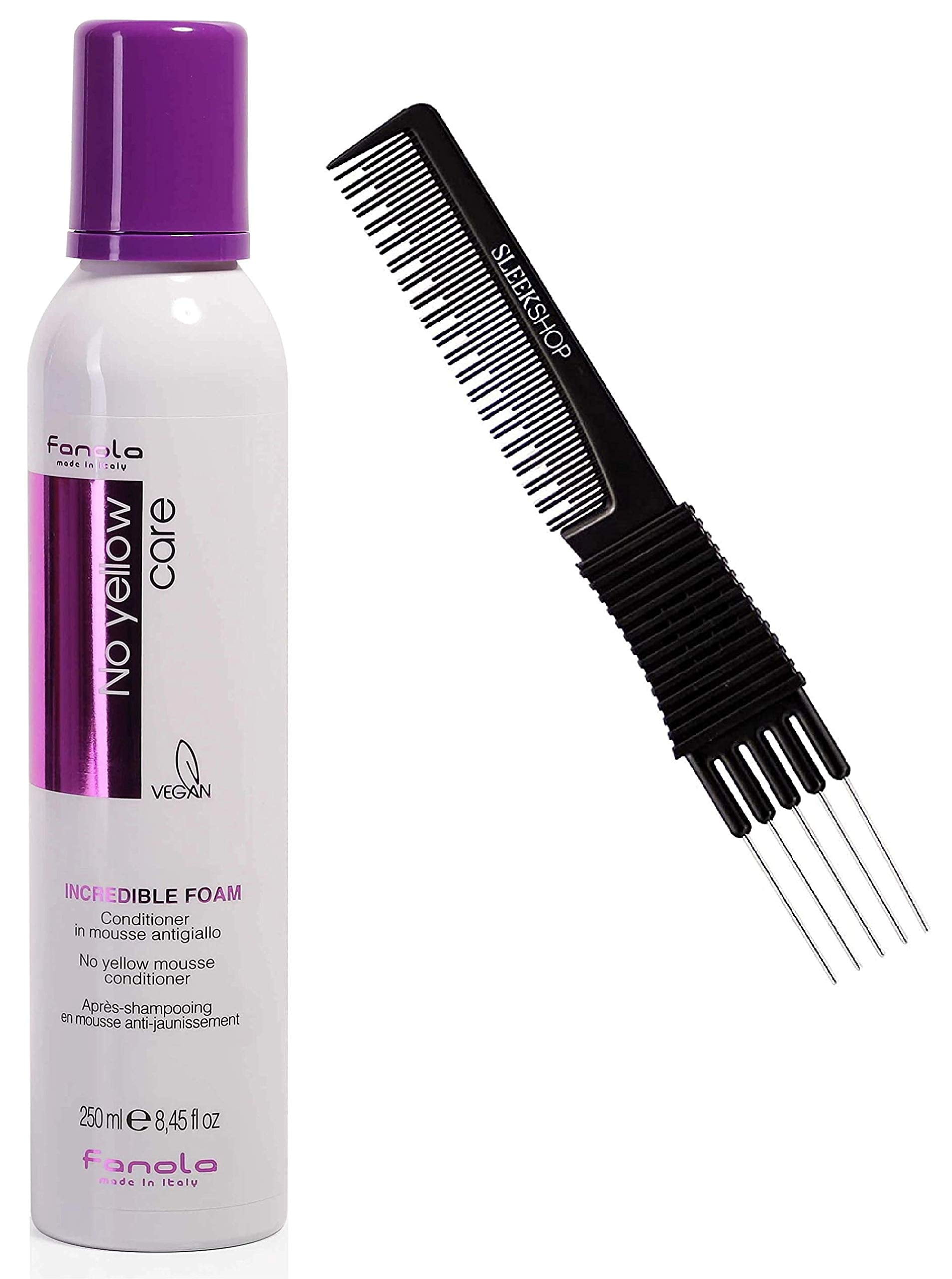 Fanola No Yellow Care - Incredible Foam Mousse, No Yellow Mousse ...