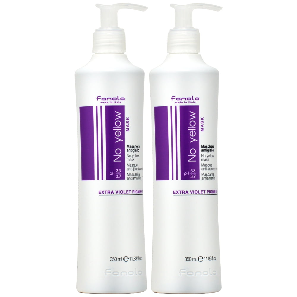 Fanola No Yellow Mask 350ml / 11.83oz (Pack of 2) - Walmart.com