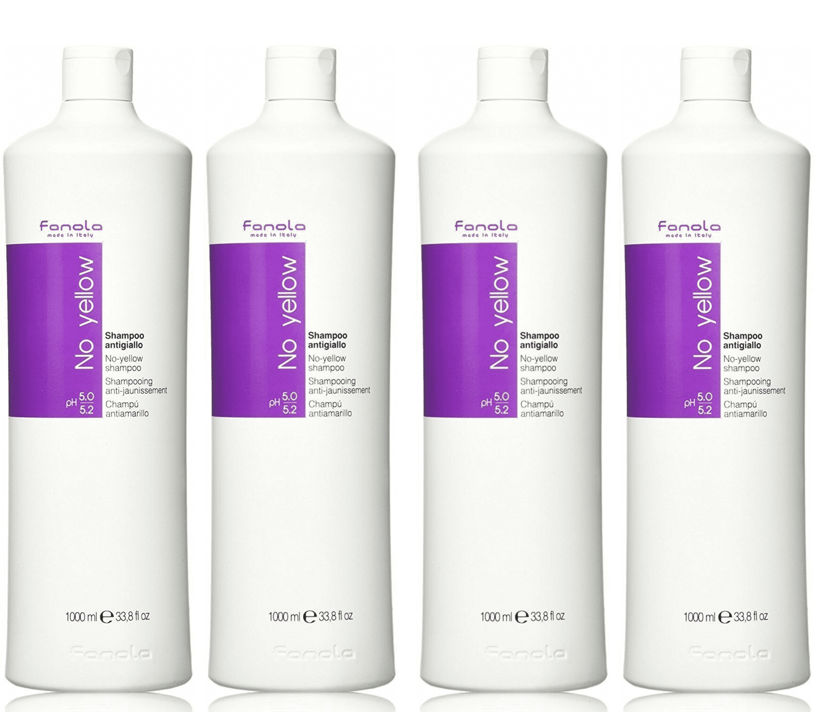 Fanola Shampoo for Blonde Hair, 1000 ml / 33 oz, 4 Pack - Walmart.com