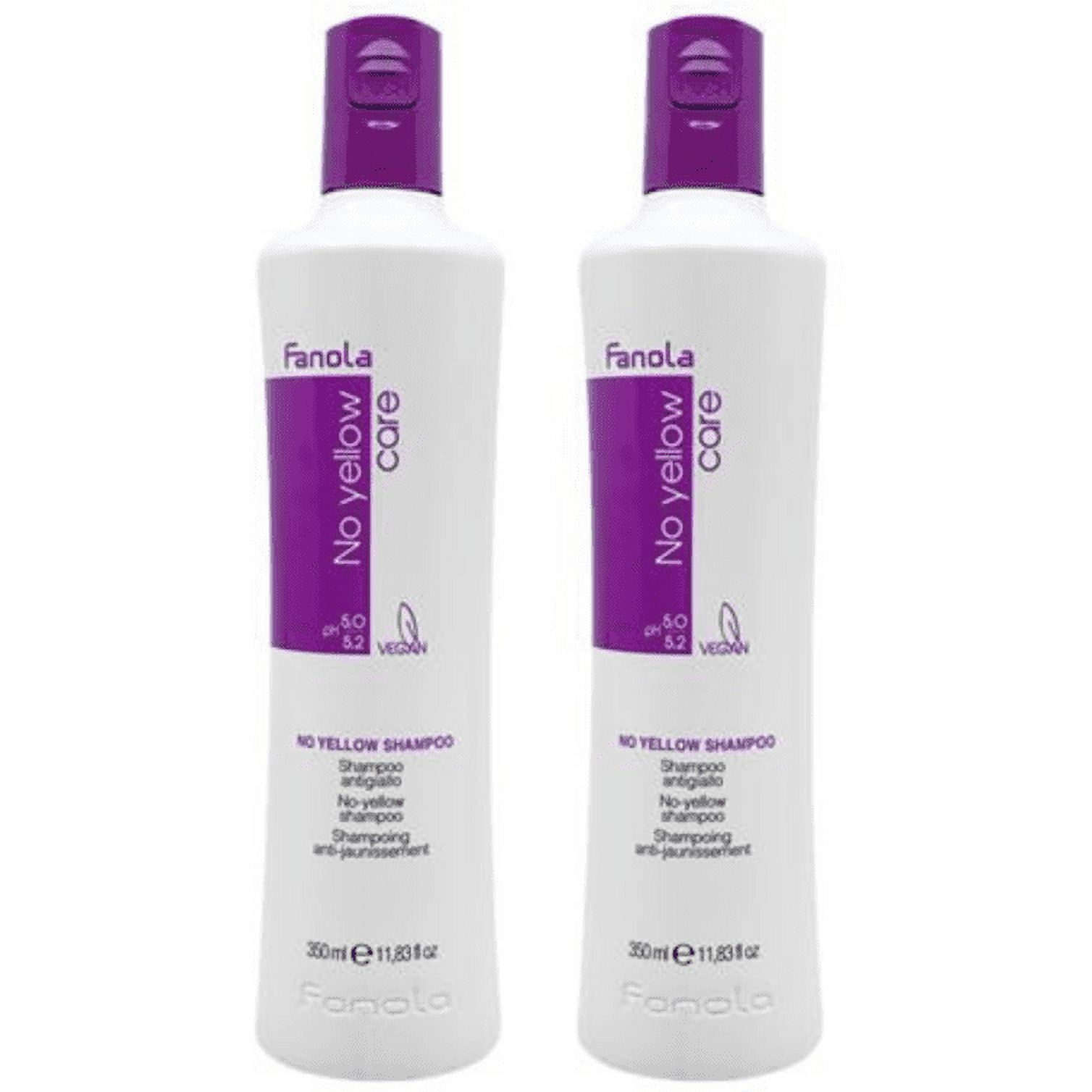 Fanola No Yellow Shampoo 11.83oz - Pack of 2 for Grey, Super Lightened ...