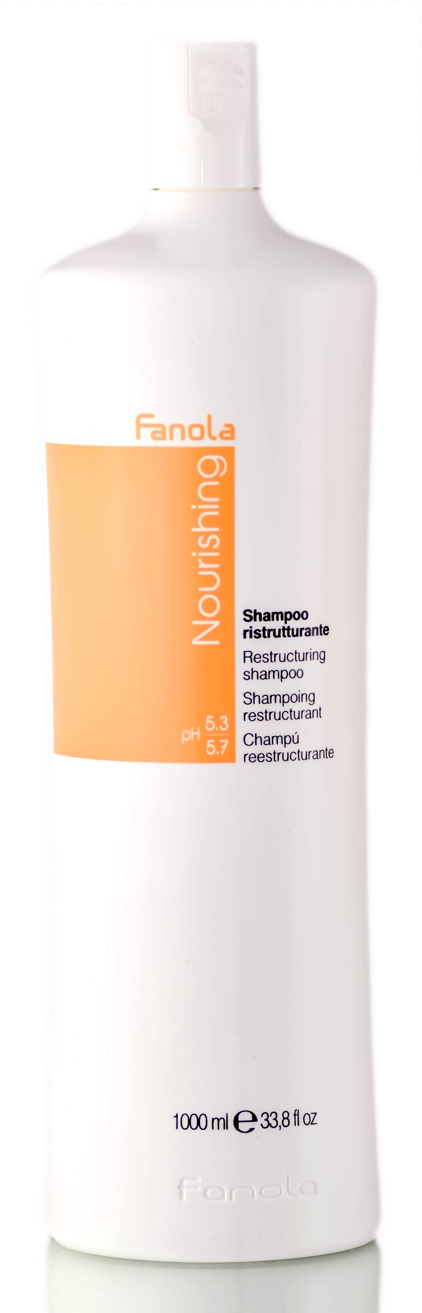 Fanola Lightweight Nourishing Restructuring Shampoo - Deep Moisturizing ...