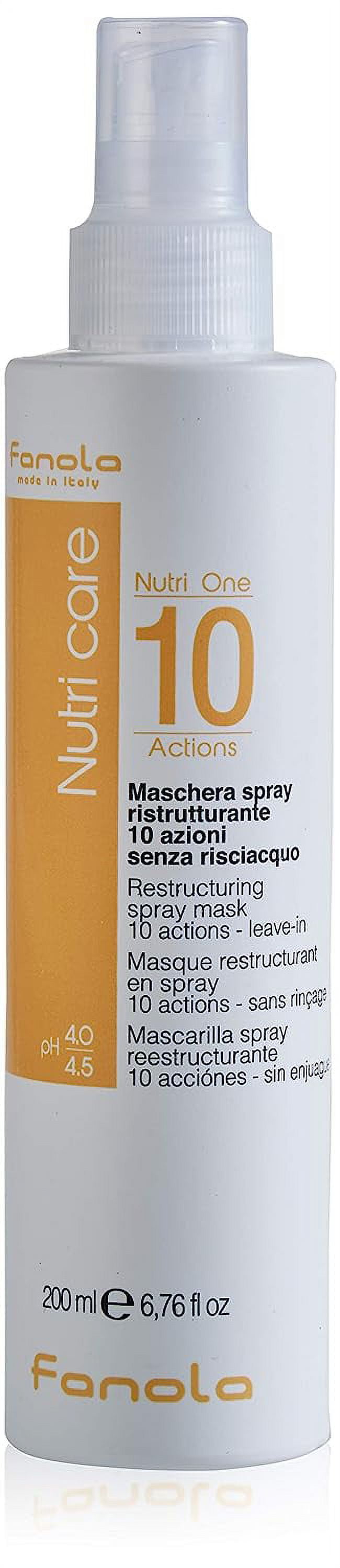 Fanola Nutri One 10 Azioni Spray Mask Leave in, 200 ml - Walmart.com