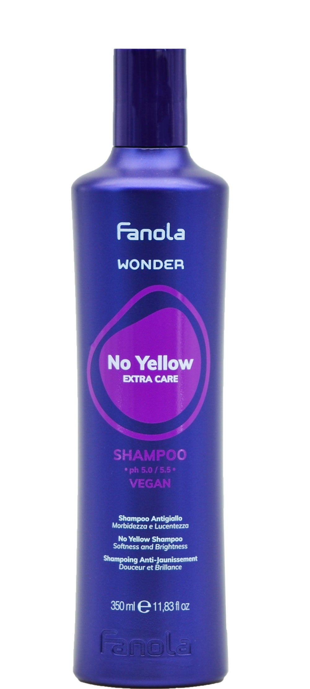 Fanola Wonder No Yellow Extra Care Shampoo - 11.83 oz - Walmart.com