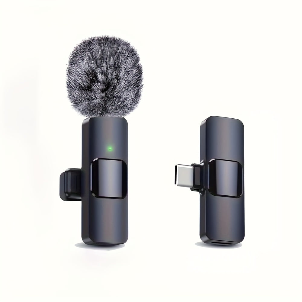 Fanruina 2.4G Mini Wireless Lapel Microphone - Low Sensitivity Noise ...