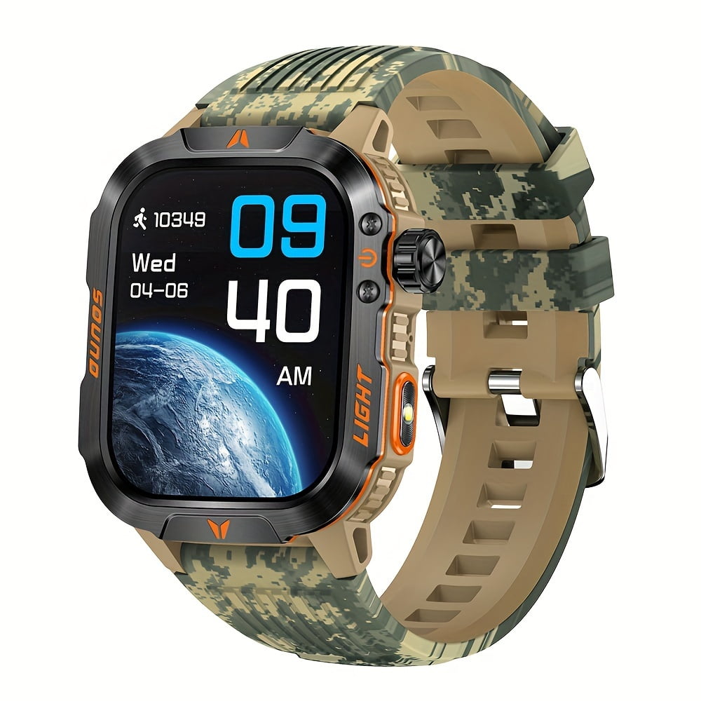 Fanruina 2024 New Smart Watch - Answer/Call, LED Altimeter Barometer | 100+ Sports Modes, 600mAh ...