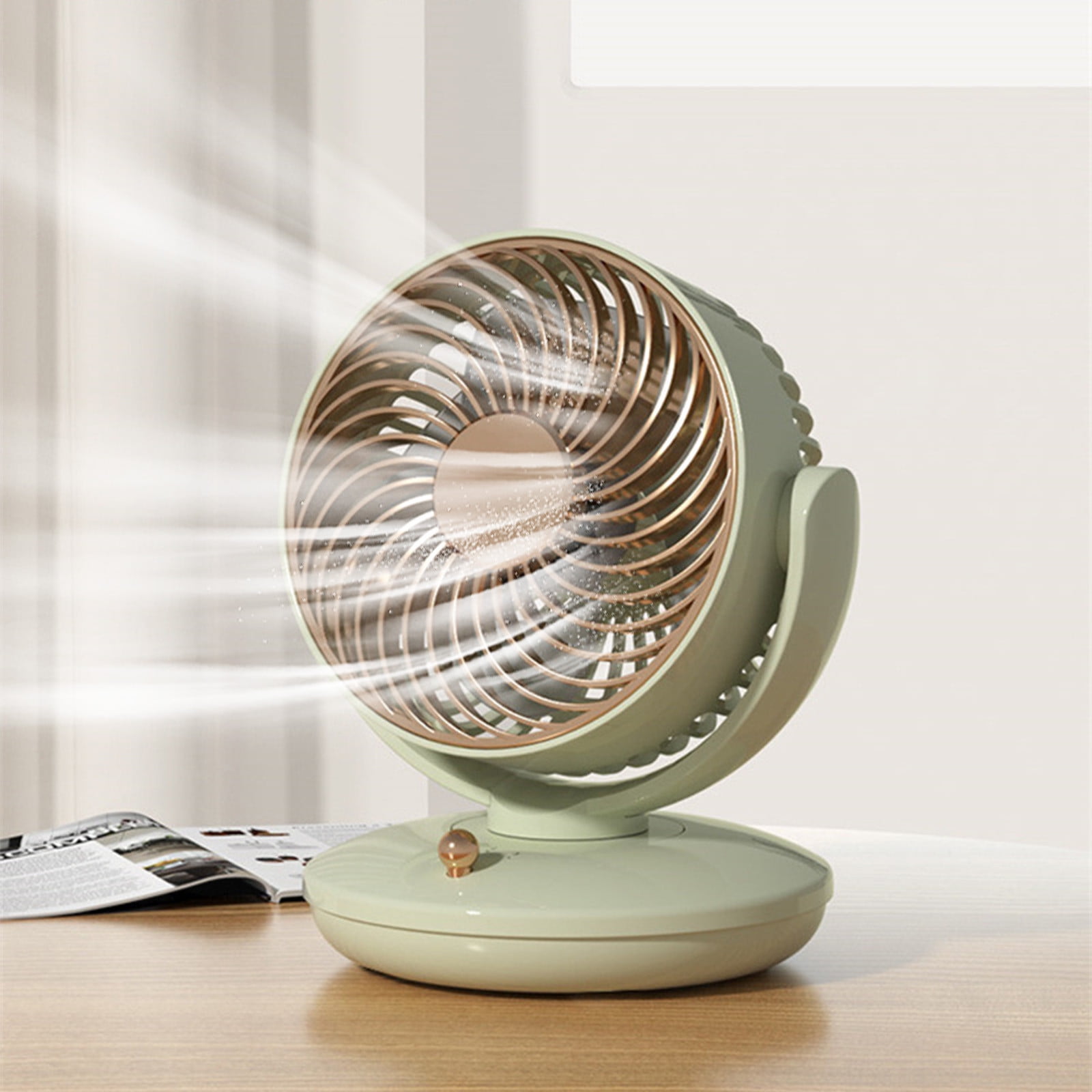 Asxite Desk Fan, Whole Room Circulator Fan, Adjustable Angle, Portable ...