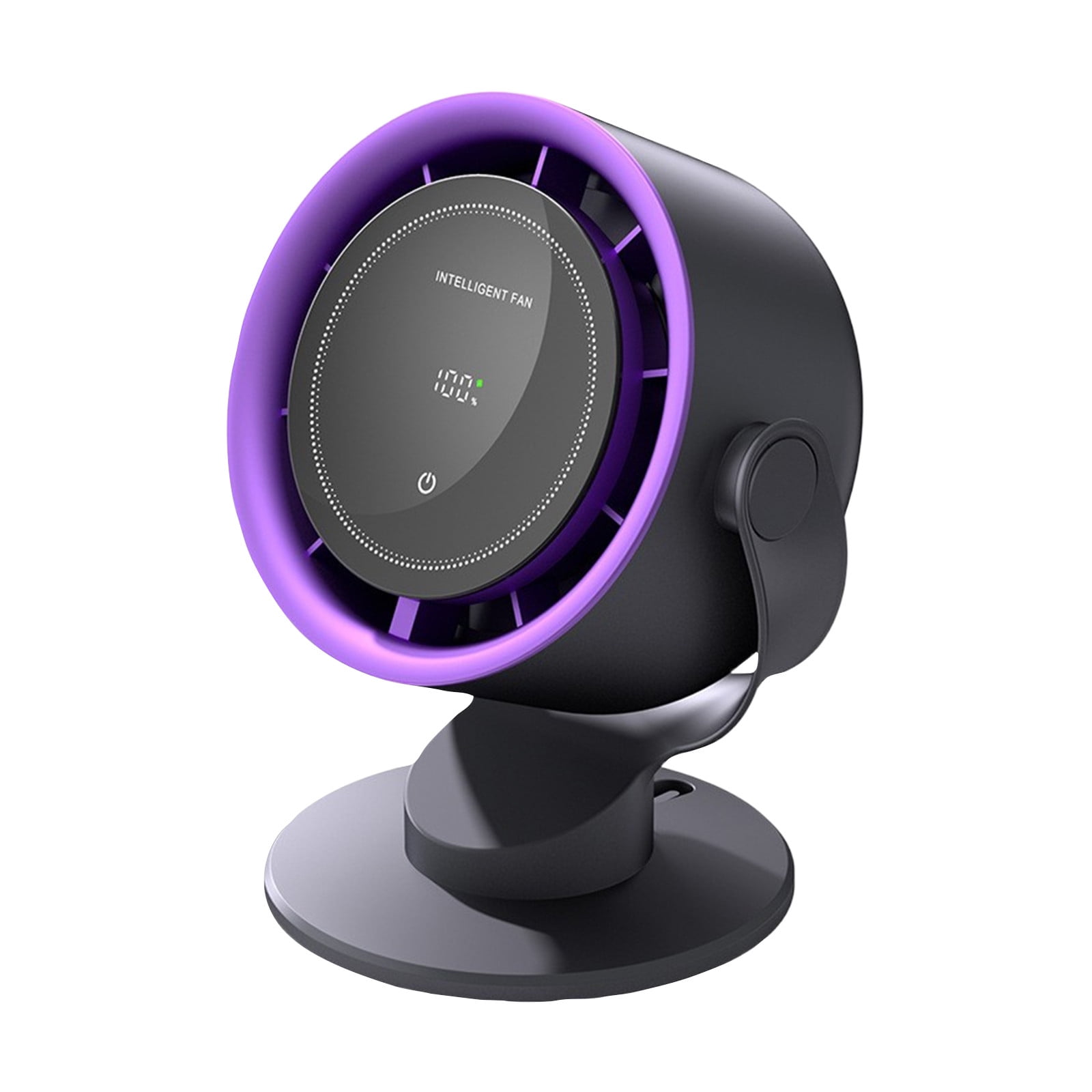 Fans Desktop Fan Long Life Screen Digital Display Cycle Dormitory Wall ...