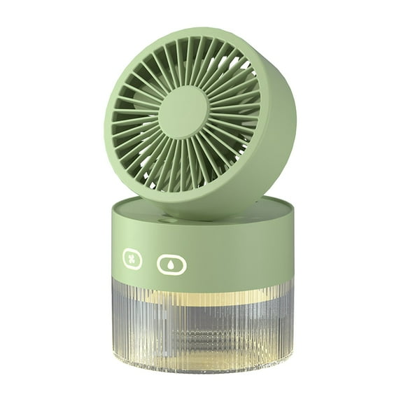 Fans Mini Deskop Turbine Foldable Cool Wind Humidifier Spray Portable ...