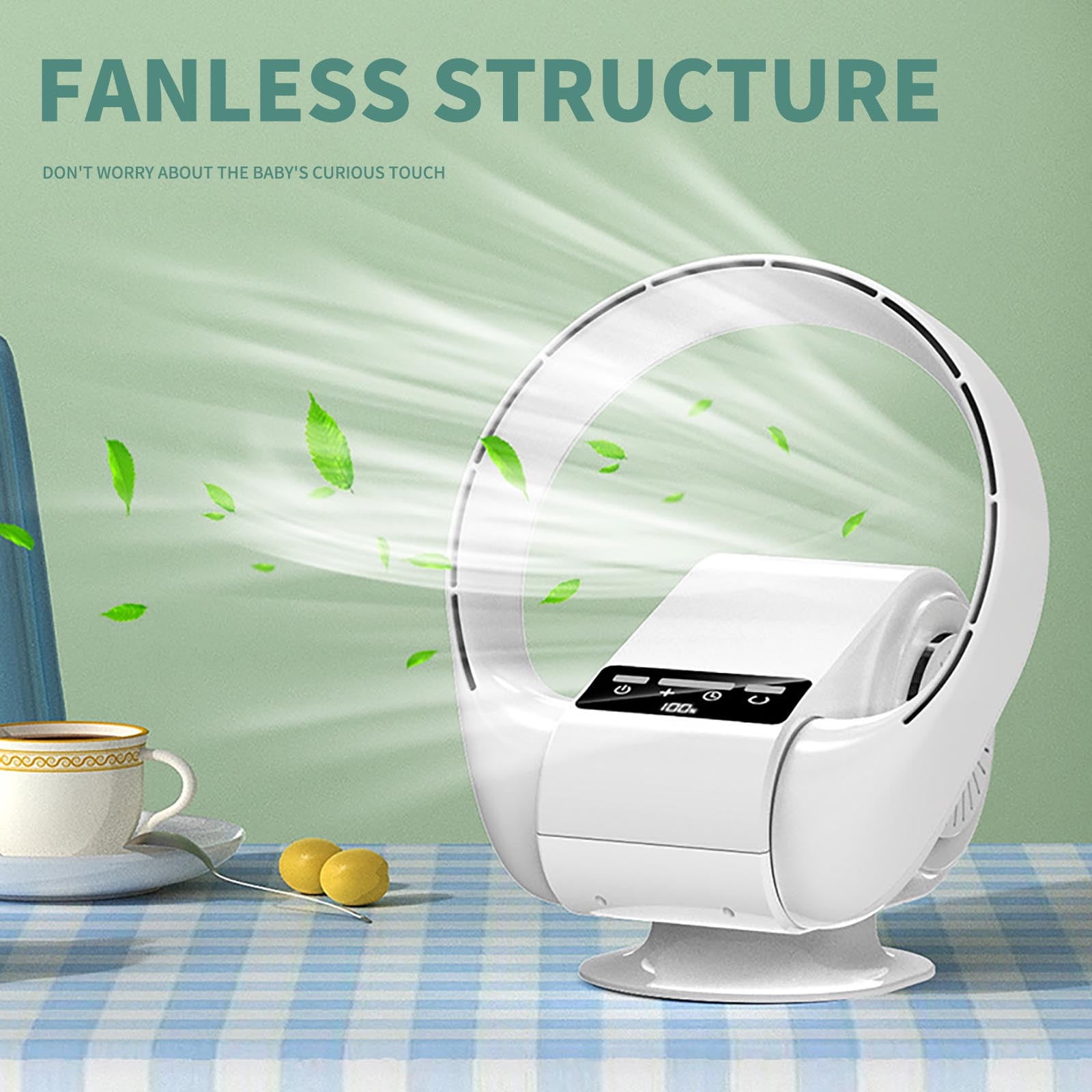 Fans On Sale and Clearance Summer USB Leafless Fan Household Dormitory ...