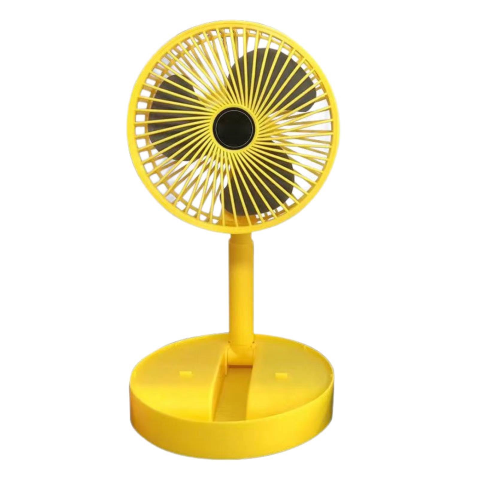 Fans Telescopic Folding Fan 2024 New Portable USB Rechargeable Desk Fan For Travel Silent Stand ...