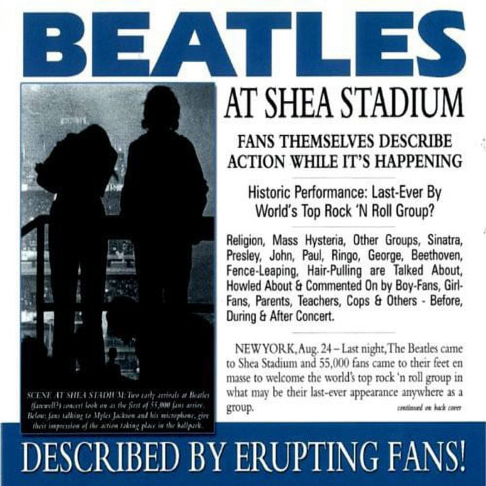 Fans at Beatles Shea Stadium - Shea Stadium 1964 Concert Described By ...