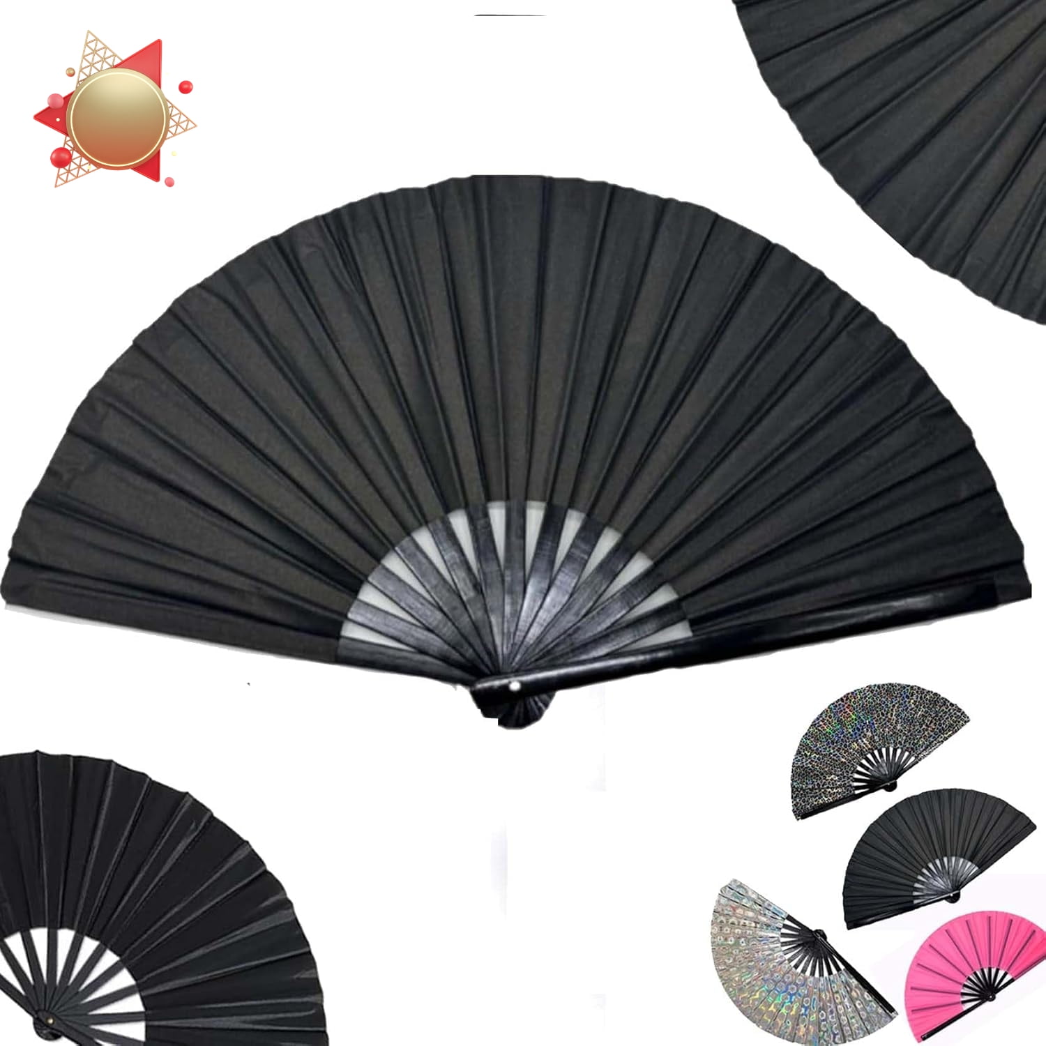 Fans for Line Dancing, Large Boots on The Ground Hand Fan, Foldable ...