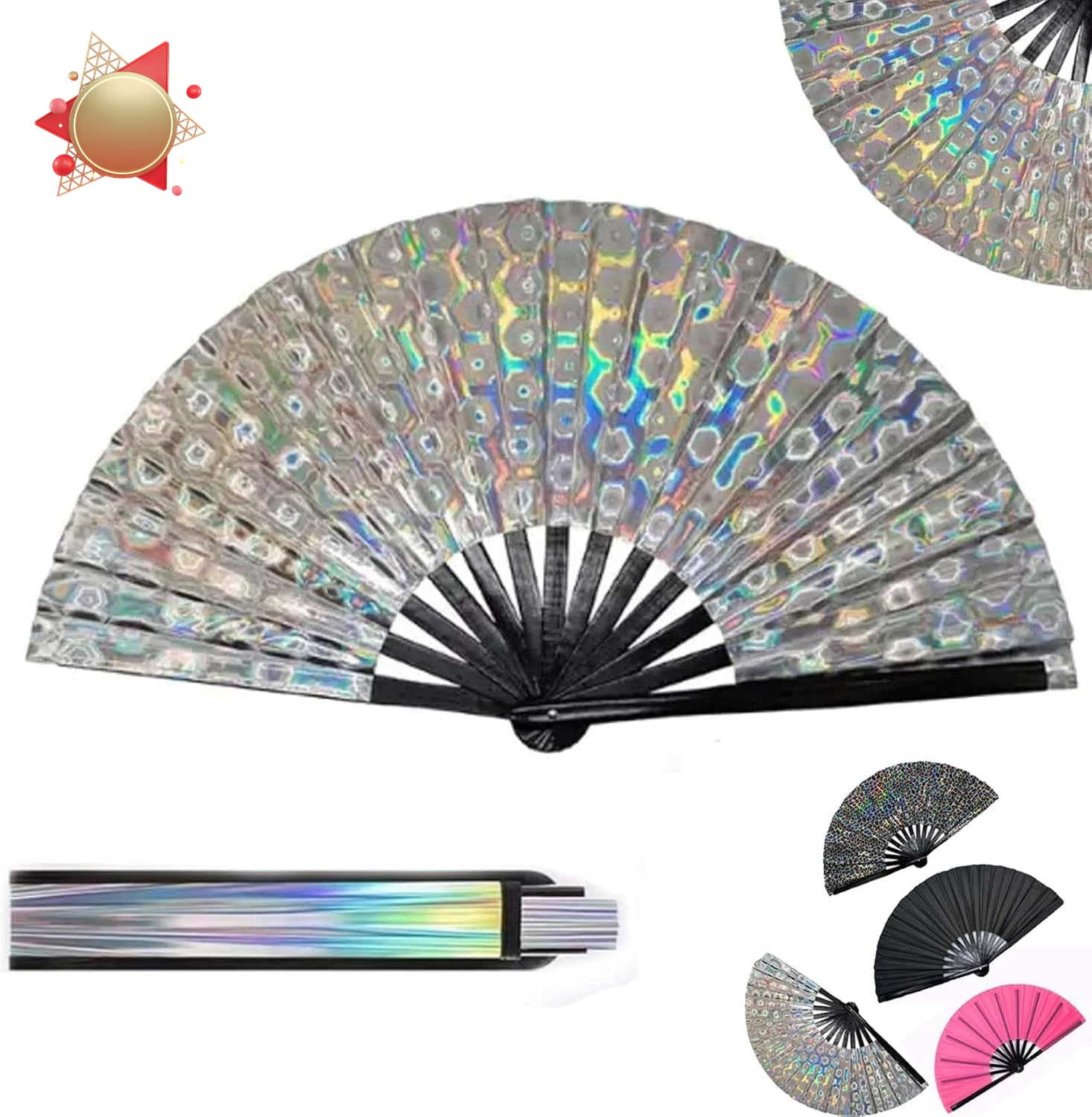 Fans for Line Dancing, Large Boots on The Ground Hand Fan, Foldable ...