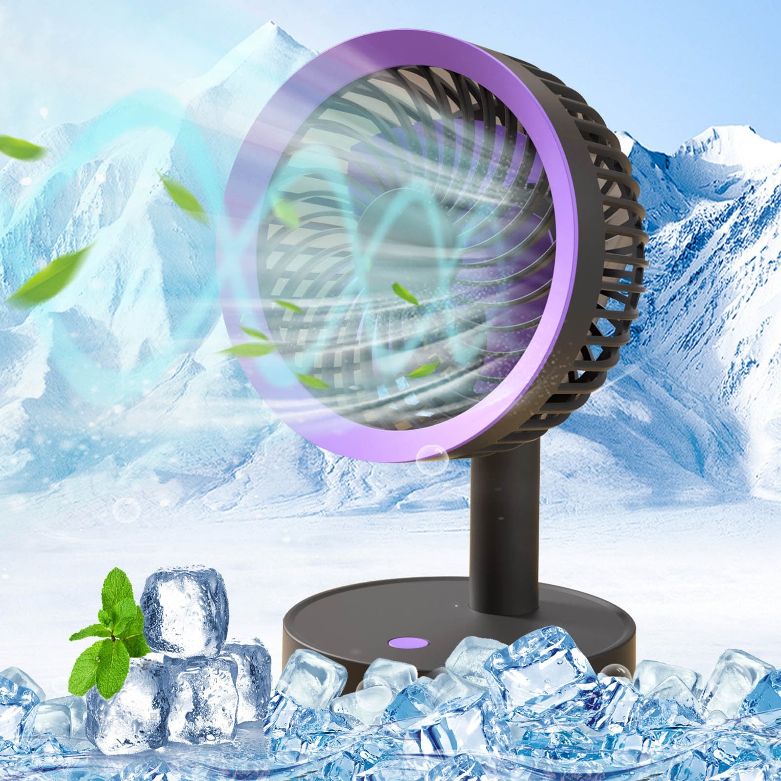 Fans on Clearance ASXITE Fans that Blow Cold,Desk Fan,2025 New Desktop ...