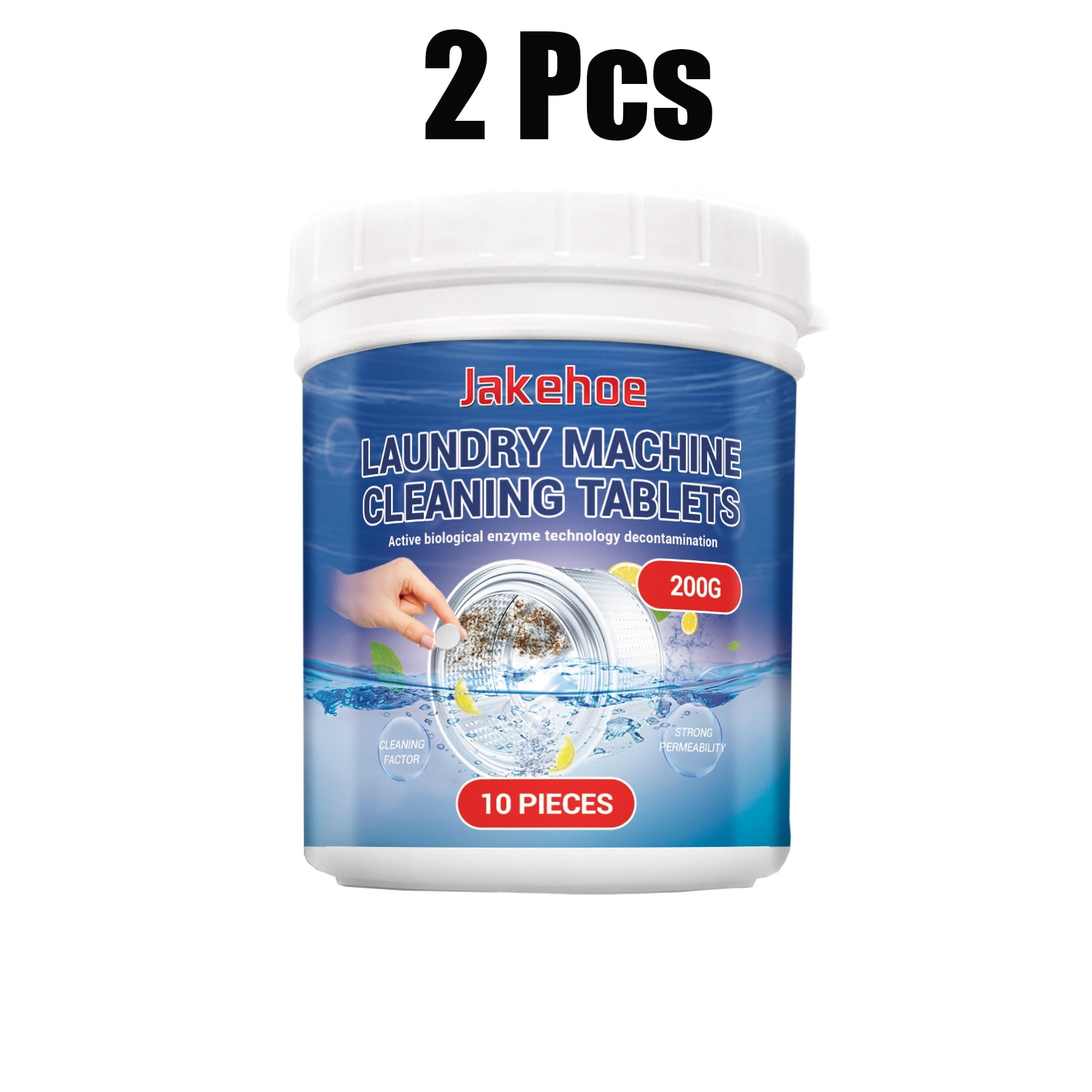 Fanshiluo 10PC/200g*2 Washing Machine Cleaning Tablet Automatic Boiler ...