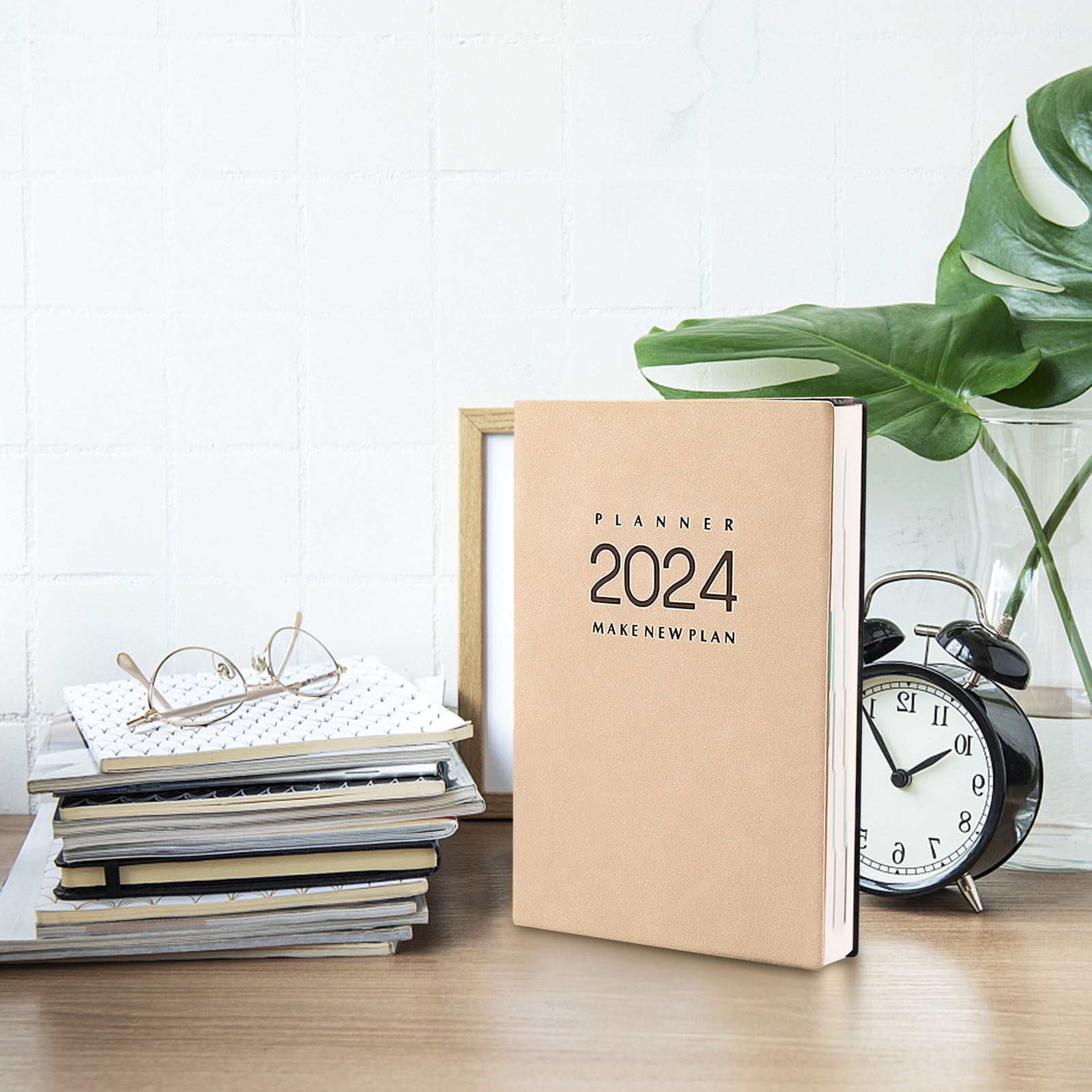 Fanshiluo Agenda Book 2024,One Page Per Day,365 Days Annual Calendar ...