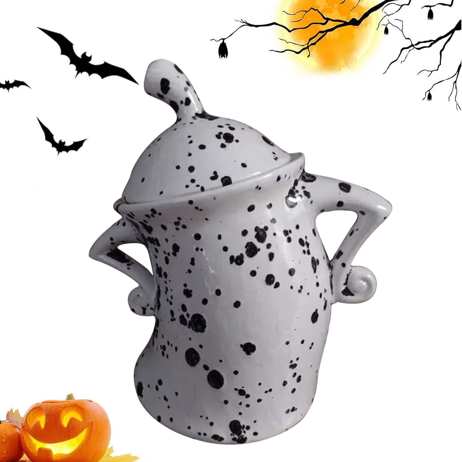 Fanshiluo-Cute Cafe Canister,Airtight Ceramic Kitchen Storage Canisters ...