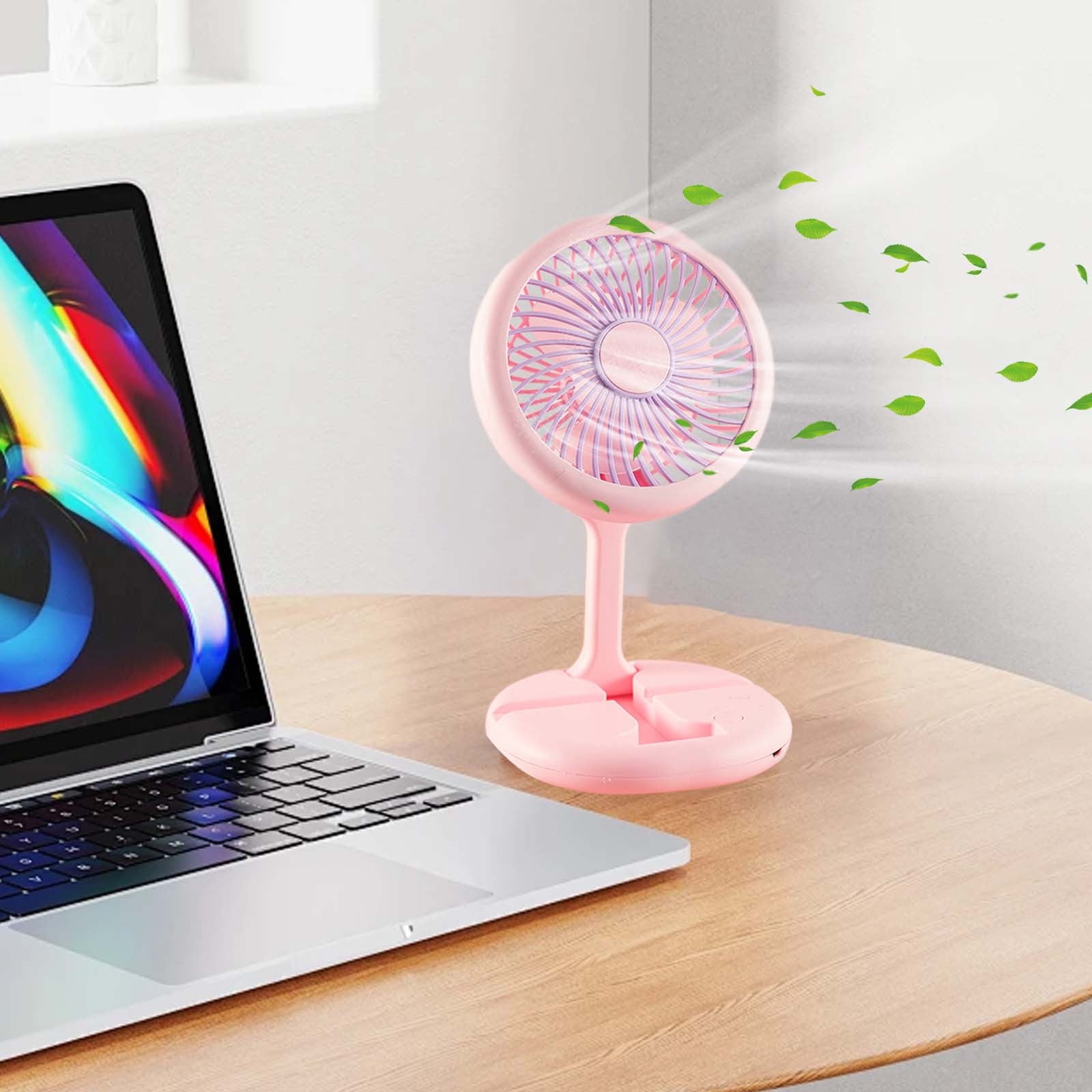 Fanshiluo Foldable USB Rechargeable Handheld Small Fan With Cell Phone ...