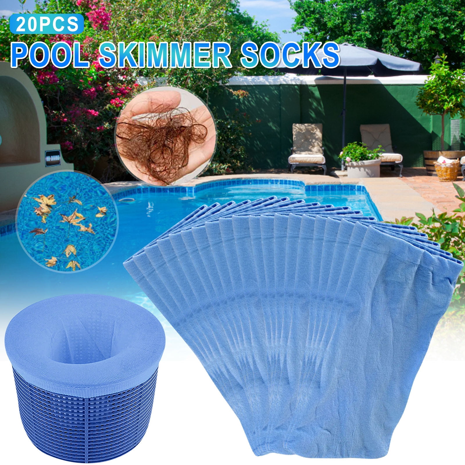 Fanshiluo Pool Skimmer Filter Socks For Above Ground And Inground Pool ...