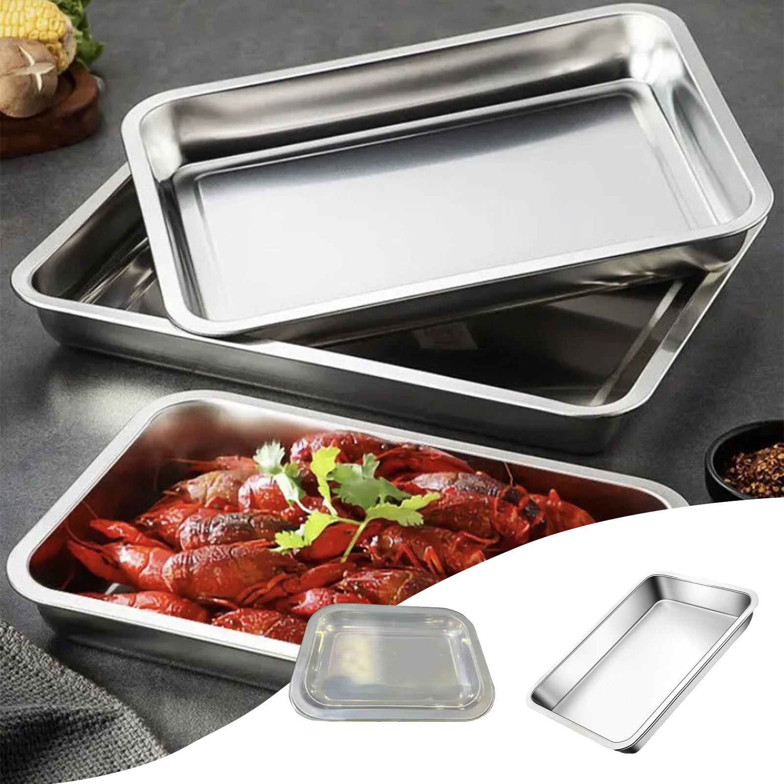 Fanshiluo Stainless Steel Thickened Rectangular Plates Cooler Plates ...