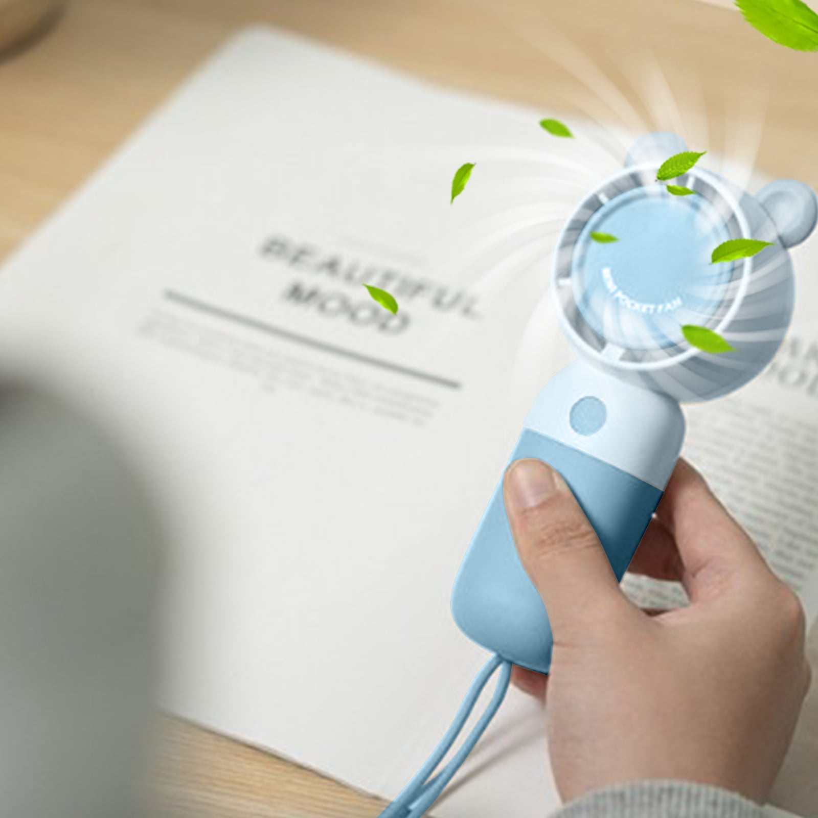 Fanshiluo USB Handheld Fan - With Base - Vertical Blower - Mini ...