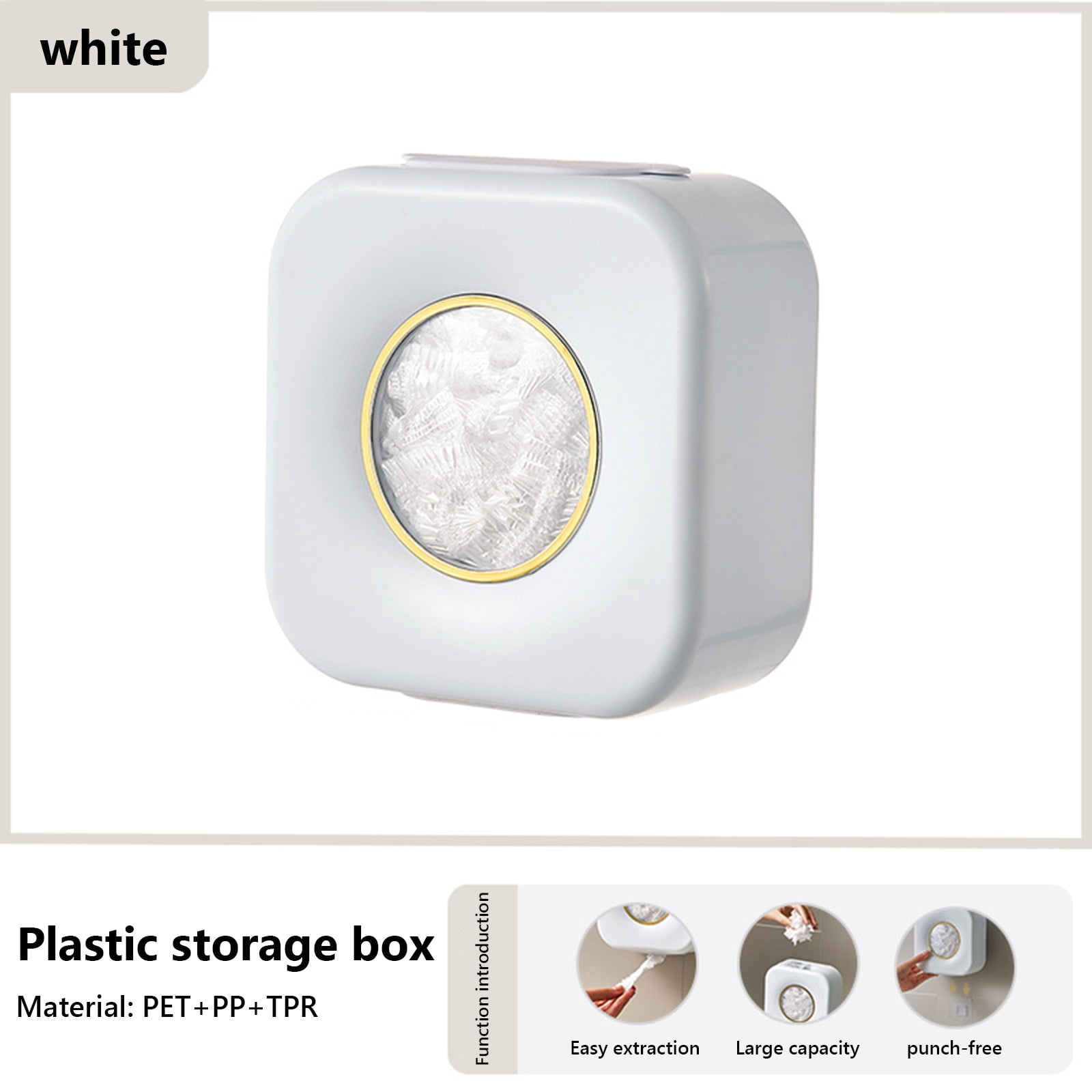 Fanshiluo Wall Mounted Cling Film Storage Box Kitchen Preservation Bag ...