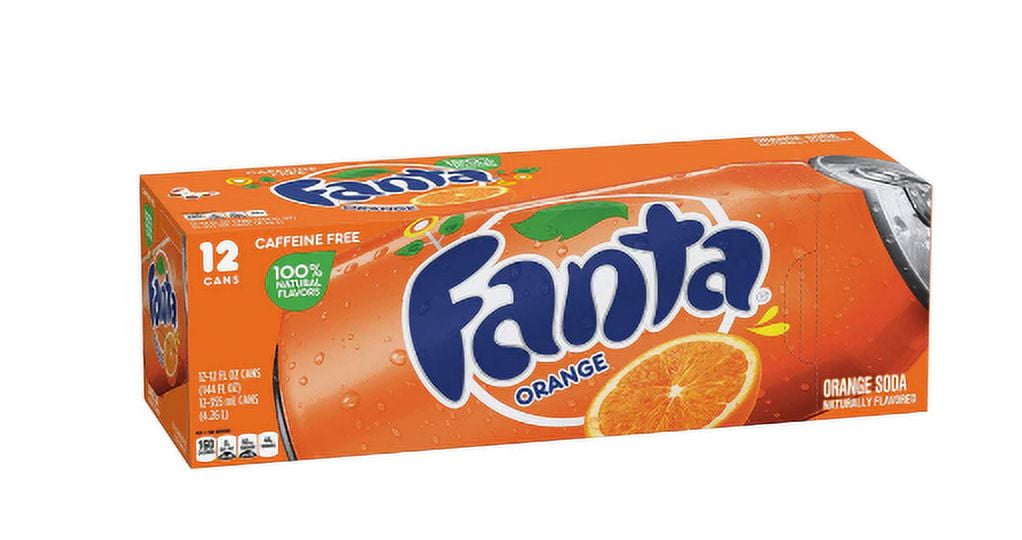 Fanta Fruit Flavored Soft Drink - Pineapple, Orange, Strawberry, and Grape Flavors - Bundled by ...