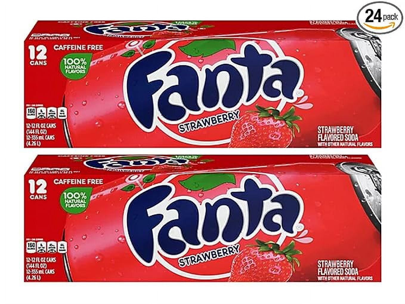 Fanta Strawberry Flavored Soft Drink - Refreshing, Invigorating, Sweet ...