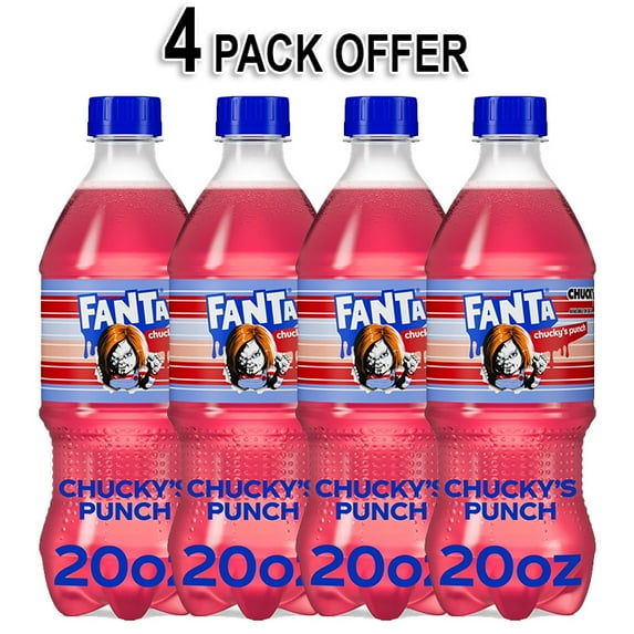 Fanta Fruit Punch Caffeine Free Soda Soft Drink, Chucky's Punch ...