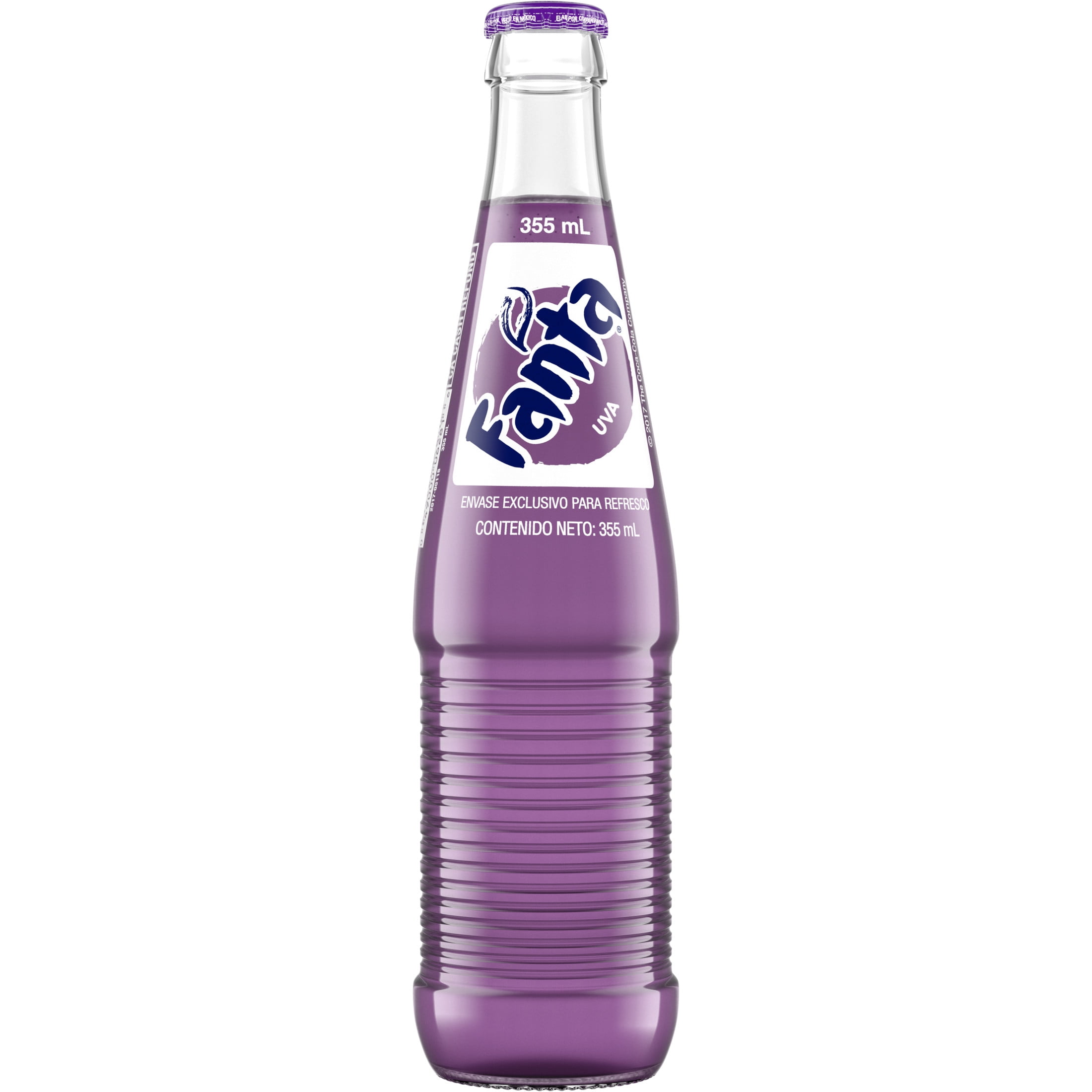 Fanta Grape Soda Pop, 355 mL Glass Bottle - Walmart.com