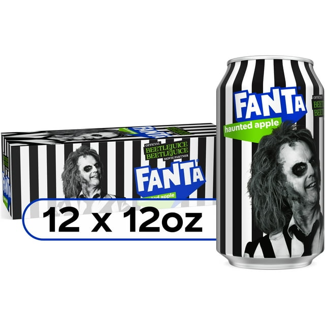 Fanta Haunted Apple Soda Pop, 12 fl oz, 12 Pack Cans - Walmart.com