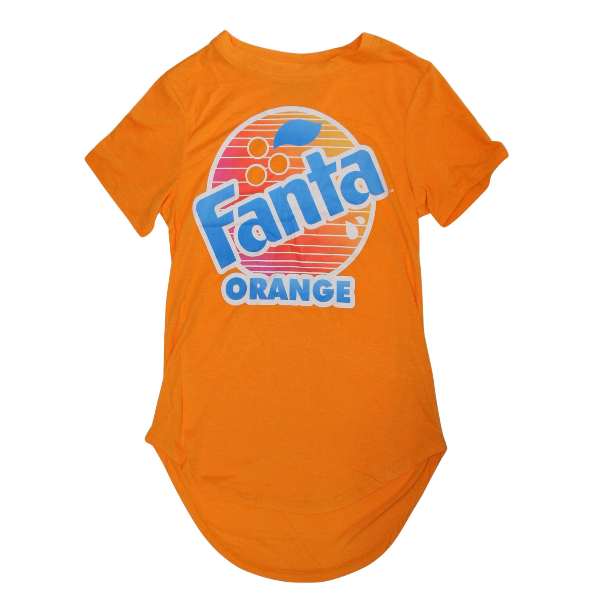 Fanta Orange Junior Women's Hi-Low T-Shirt Tee Coca-Cola - Walmart.com