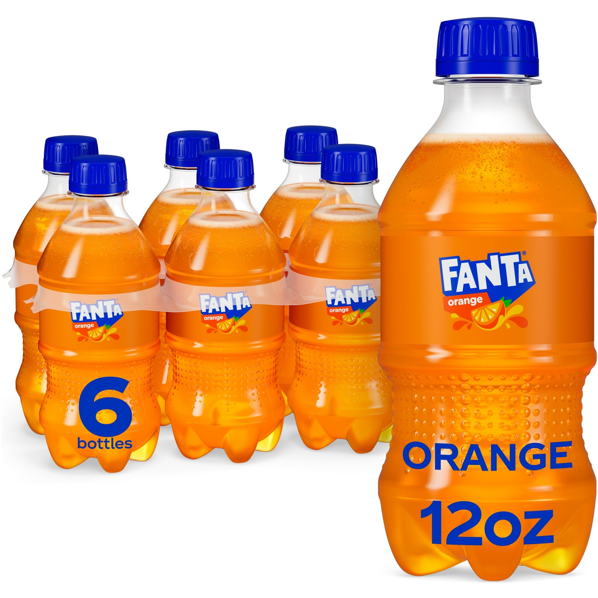 Fanta Orange Soda Pop, 12 fl oz, 6 Pack Bottles - Walmart.com