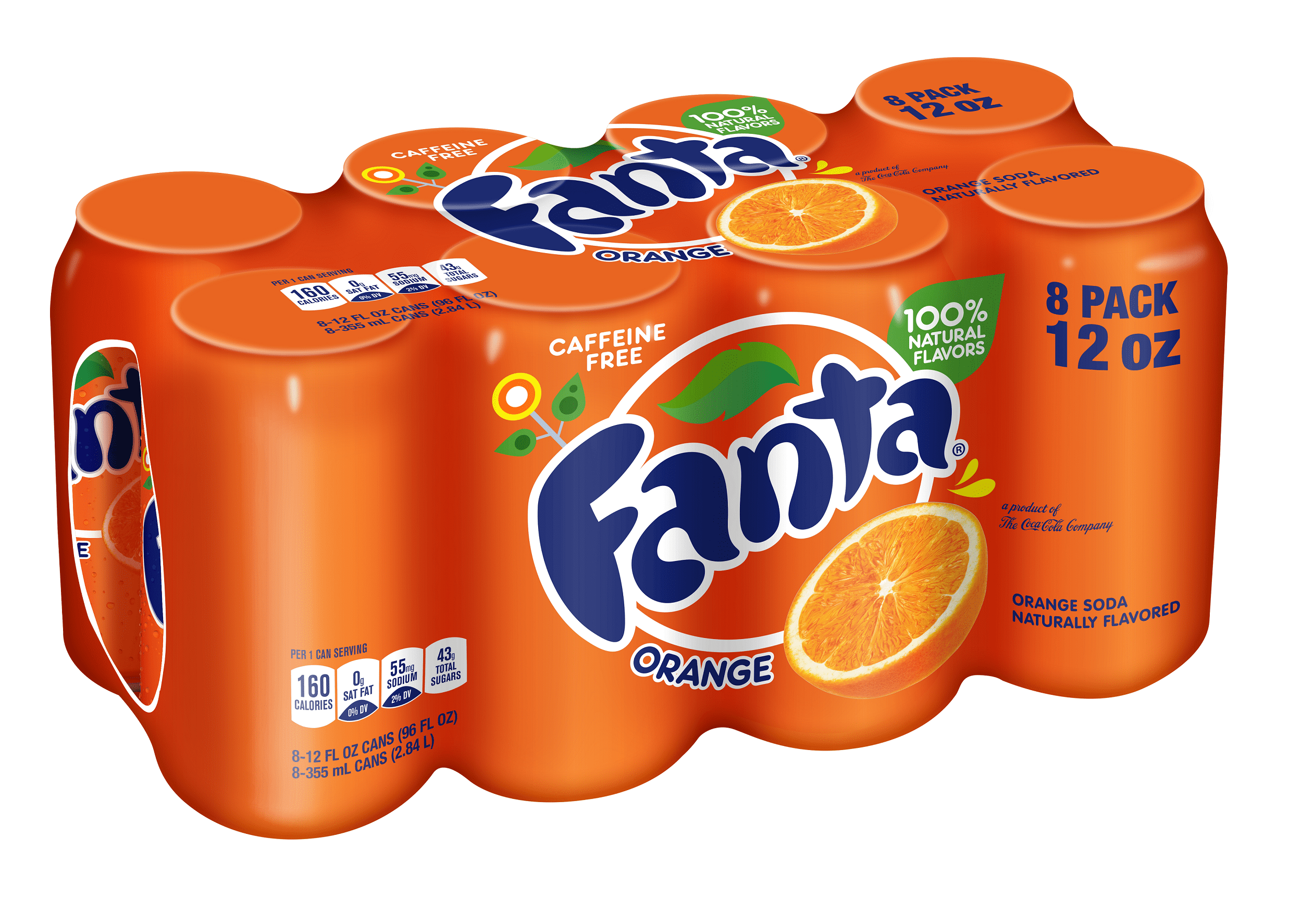 Fanta Orange, Soft Drink, 8 Pack 12 fl. oz. Can - Walmart.com