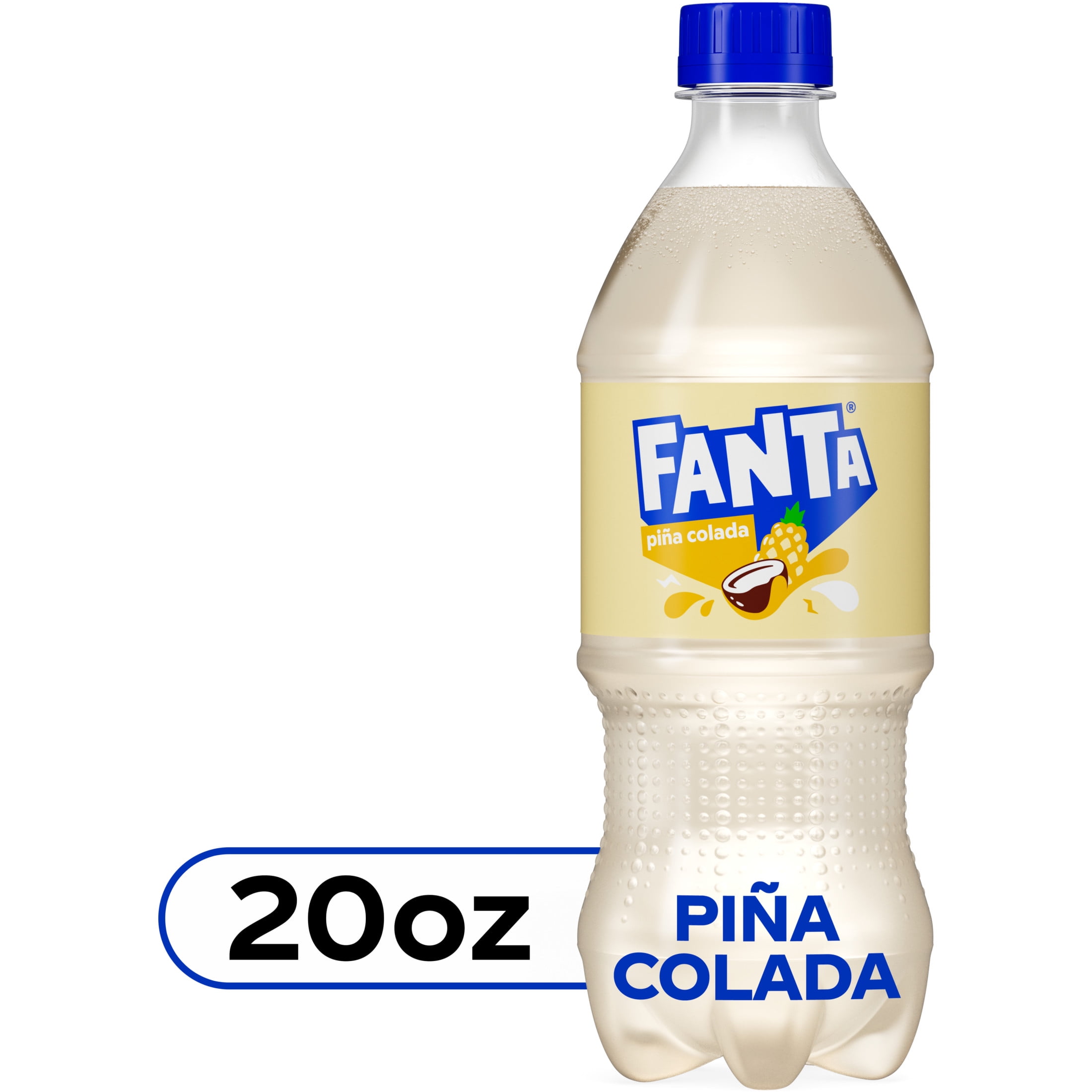 Fanta Pina Colada Soda Pop, 20 fl oz Bottle - Walmart.com