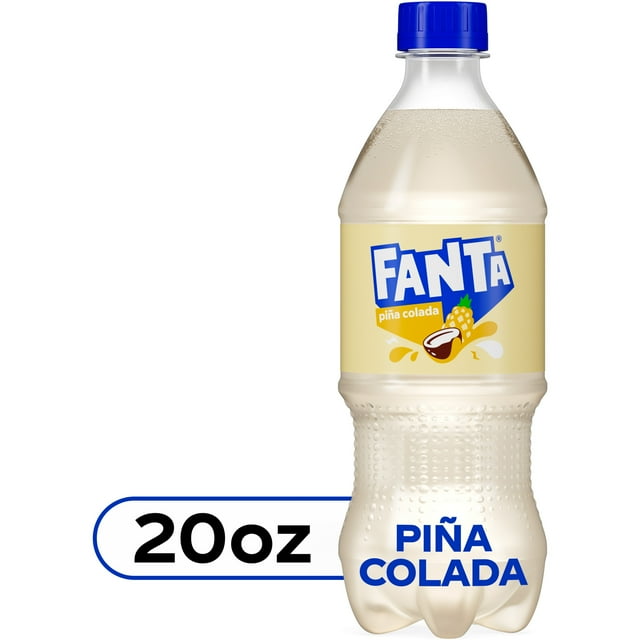 Fanta Pina Colada Soda Pop, 20 fl oz Bottle - Walmart.com