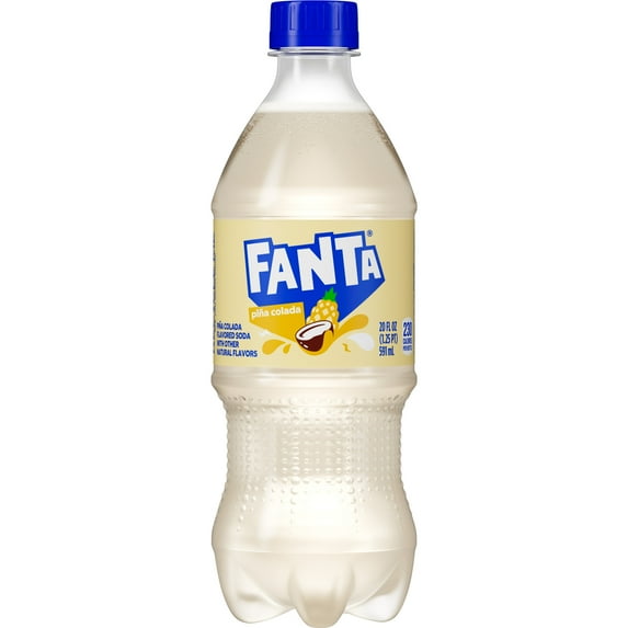 Fanta Pina Colada Soda Pop, 20 fl oz Bottle - Walmart.com